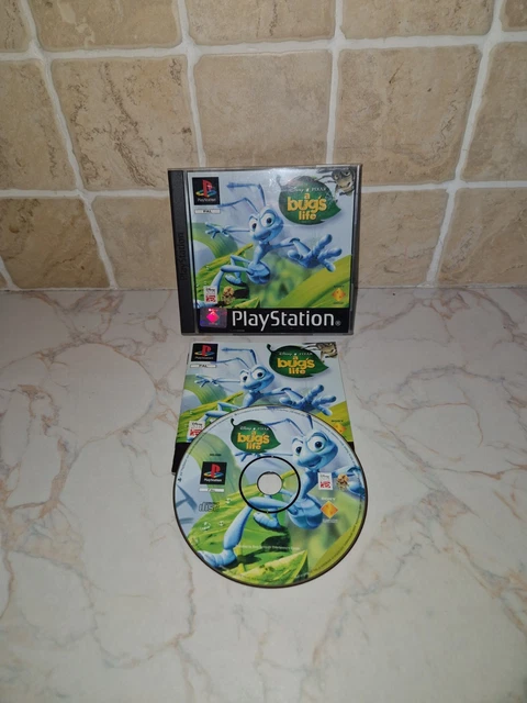 A BUGS LIFE Sony PlayStation Black PS1 Disney With Manual Disc VGC ...