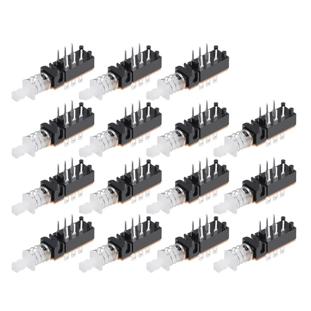 1 POSITION PUSH Button Switch 15pcs 6 Pin Push Button Switch Self ...