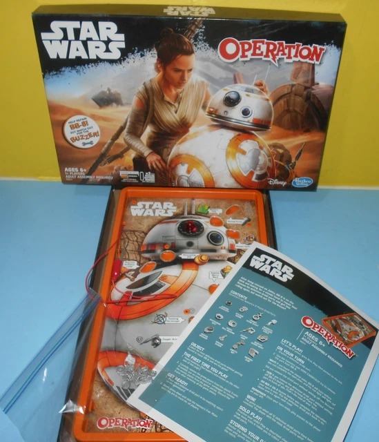 DISNEY HASBRO GAMING Operation Star Wars Edition Complete Repair BB-8 ...