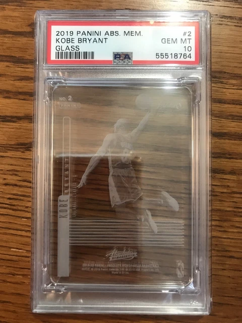 2019 PANINI ABSOLUTE Glass Kobe Bryant PSA 10 Low Pop 2 Rare SSP $4,200 ...