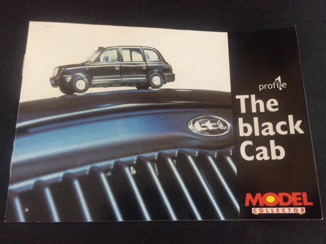 THE BLACK CAB Profile 1 Leaflet Brochure MODEL COLLECTOR Dublin Dinky ...