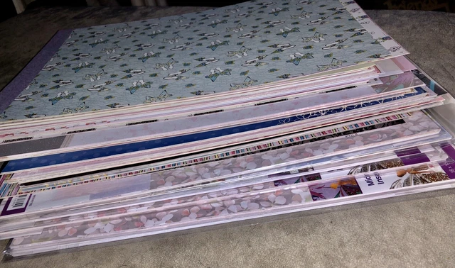 CARD CRAFT BACKING PAPERS INSERTS A4 SHEETS HUNKYDORY KANBAN CRAFTERS ...