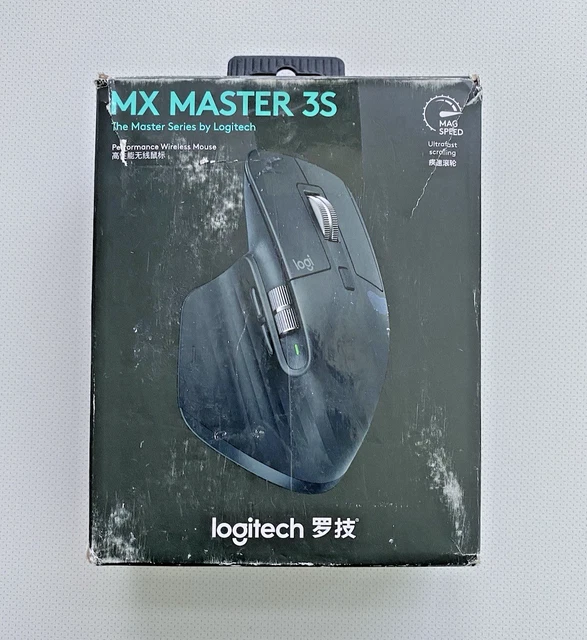 LOGITECH MX MASTER 3S Wireless Gaming Mouse With USB-C, Bluetooth ...