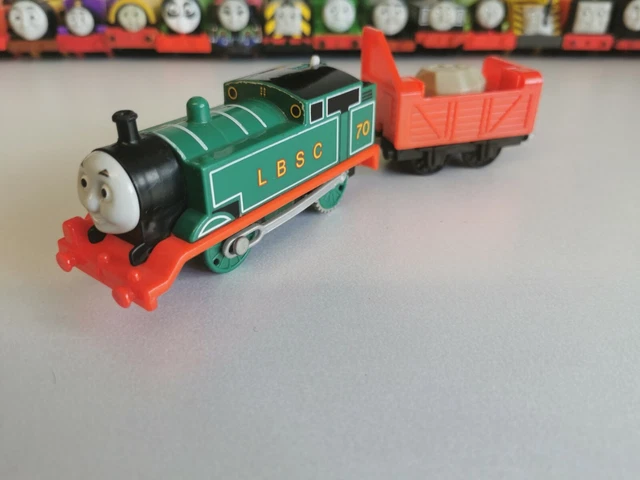 THOMAS AND FRIENDS Motorised Trackmaster ORIGINAL GREEN THOMAS WITH ...