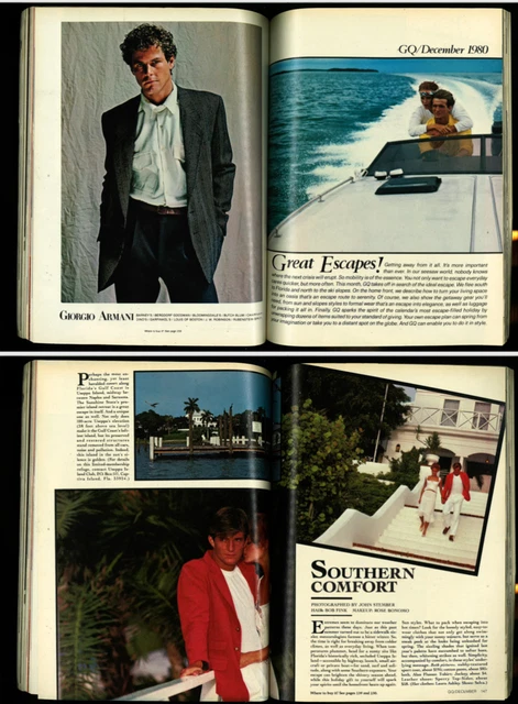 GQ-DECEMBER 1980-MICHAEL SCHOEFFLING-MICHAEL Ives-Renauld White-Memphis ...