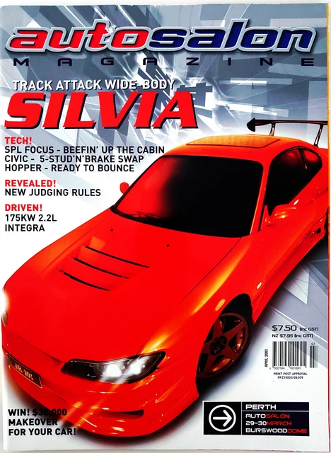 AUTOSALON MAGAZINE ISSUE No.7 TRACK ATTACK WIDE-BODY SILVIA $20.00 ...