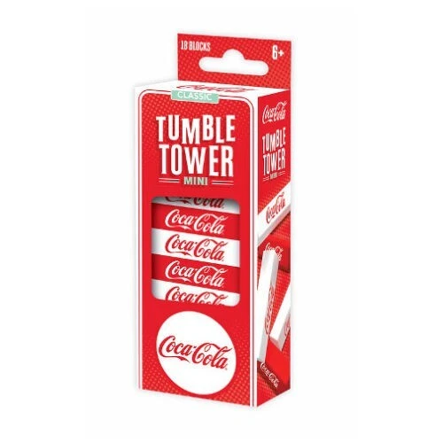 MASTERPIECES COCA COLA Tumble Tower Mini Block Game Brand New $14.99 ...