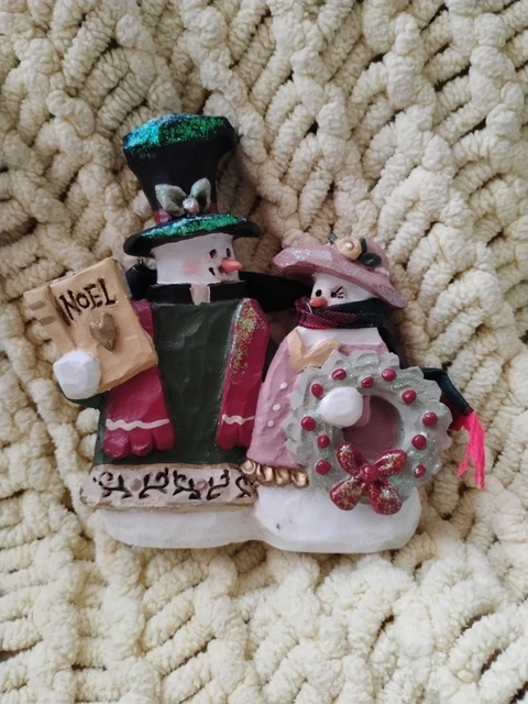 KURT ADLER SNOWTOWN Snow Preacher And His Wife In Box £9.00 - PicClick UK