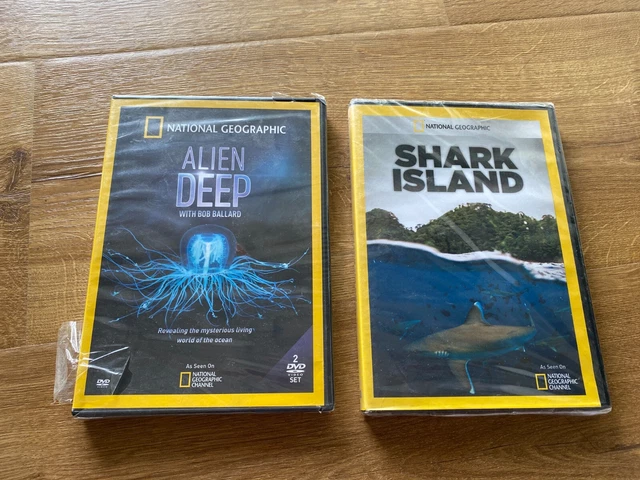 2X NATIONAL GEOGRAPHIC DVD - Alien Deep + Shark Island BRAND NEW SEALED ...