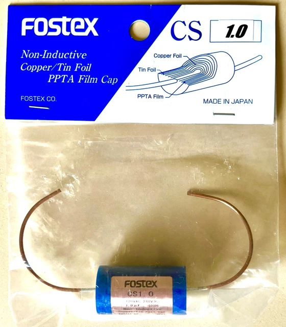 CAPACITOR FOSTEX CS Copper/Tin Foil 1µF EUR 39,00 - PicClick FR