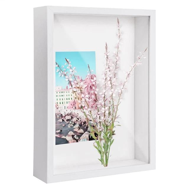 SHADOW BOX A4, 5CM Deep Box Photo Frame for Tabletop and Wall,3D ...