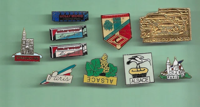 LOT DE 10 Pin's Differents *** Divers *** EUR 3,00 - PicClick FR