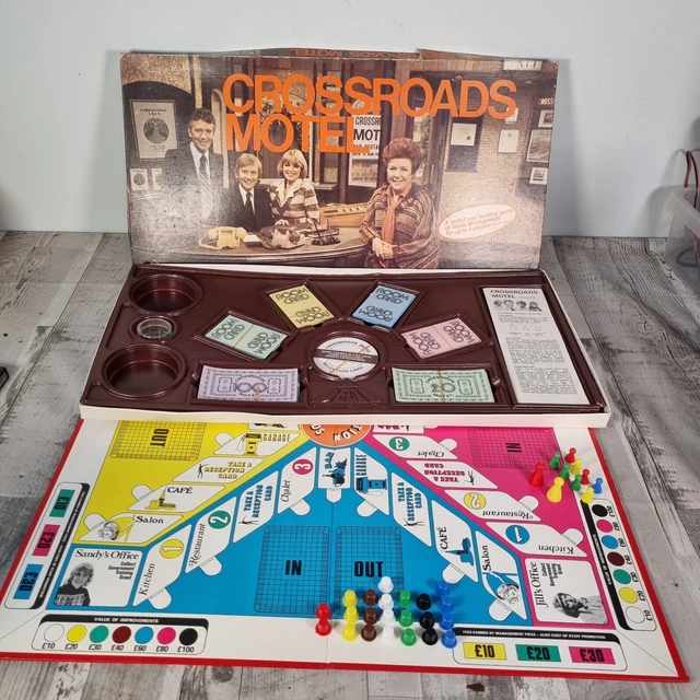 CROSSROADS MOTEL VINTAGE Board Game 1970S TV Soap £24.99 - PicClick UK