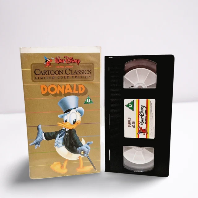 WALT DISNEY - Cartoon Classics Limited Gold Edition - Donald (VHS, 1986 ...