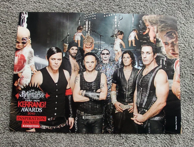 RAMMSTEIN - CLASSIC Kerrang Poster - Till Lindemann, Richard Kruspe ...