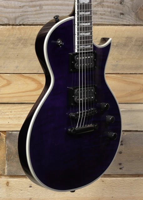 ESP LTD EC-1000 Electric Guitar See Thru Purple EUR 1.015,41 - PicClick DE