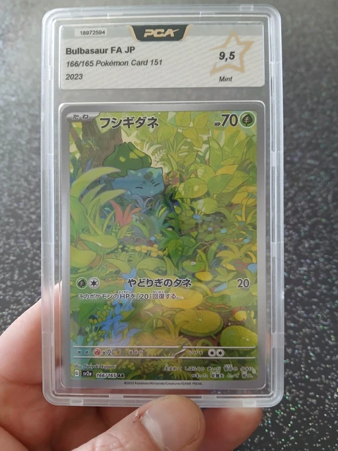 CARTE POKÉMON BULBIZARRE AR 166/165 sv2a 151 jap pca 9,5 EUR 45,00 - PicClick FR