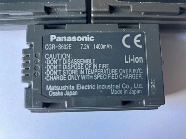 LEICA BATTERY PACK BP-DC1-E / CGR-S602E - various Leica / Lumix Cameras ...