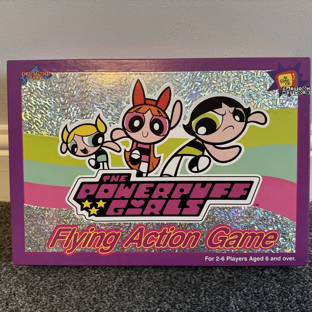 THE POWERPUFF GIRLS Flying Action Game Board Game 2000 Complete £12.99 ...