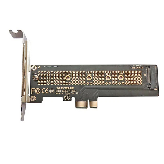 NVME PCIE M.2 NGFF SSD to PCIe X1 4.0 adapter card with bracket * £3.79 ...