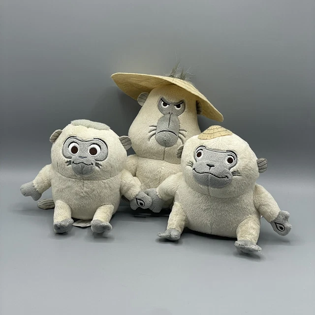 DISNEY RAYA AND the Last Dragon Chattering Ongis Monkey Plush 3 Piece ...