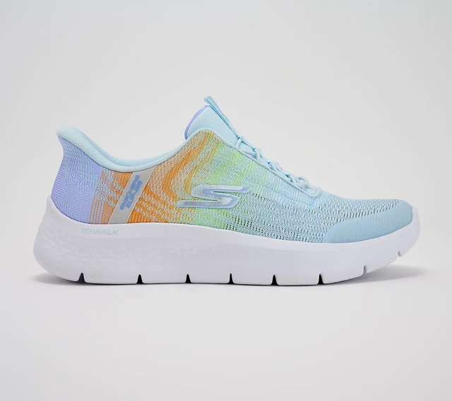 SKECHERS SLIP-INS: GO WALK Flex -Nova Blue Multi Sneaker Womens sizes 5 ...