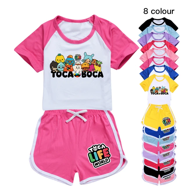 TOCA LIFE WORLD Kids Toca Boca T-shirt Shorts Shirt Tops Tracksuits PJ ...