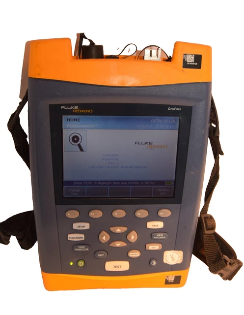 FLUKE OF-500 OPTIFIBER OTDR Optical Fiber Analyzer OFTM-5612B MM Module ...