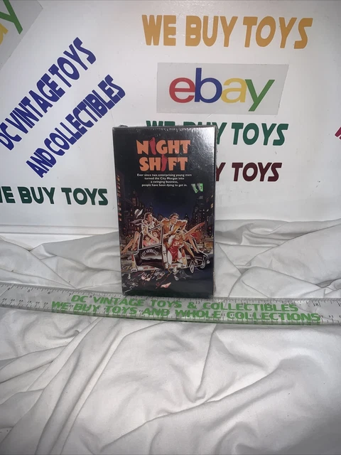 VINTAGE VHS TAPE Sealed Night Shift Henry Winkler Michael Keaton (F) £ ...