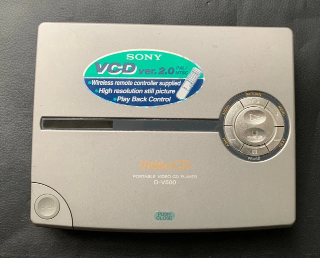 SONY D-V500 VCD Player And Walkman Untested RARE $55.00 - PicClick
