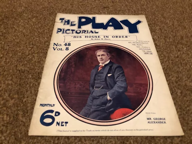 PLP7 PLAY PICTORIAL Magazine Cover Page 11X8 His House In Order #48 £8. ...