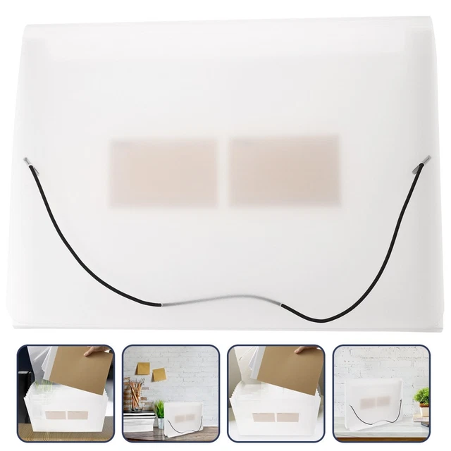 PLASTIC FILE FOLDER Organizer Multi Pocket Expandable Folders Files $39 ...