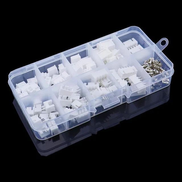 230PCS XH2.54MM PITCH 2P/3P/4P/5P JST Housing Connector Crimp Connector Kit $12.09 - PicClick AU