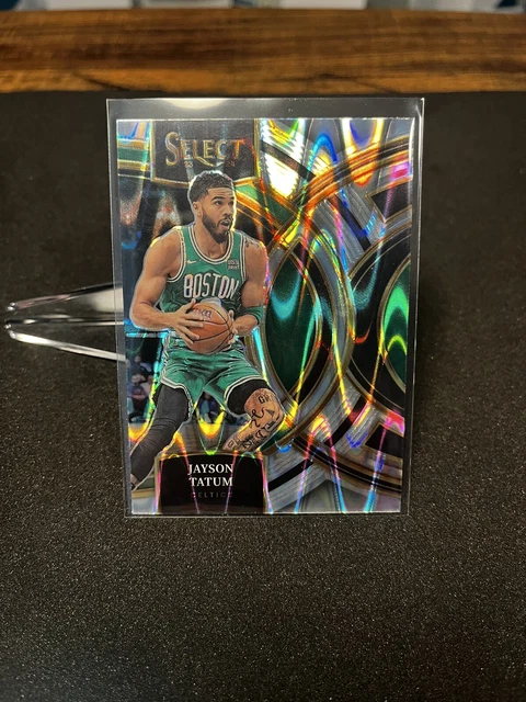 2023-24 SELECT TECTONIC Prizm Premier argento Jayson Tatum Boston Celtics #156 EUR 3,39 ...