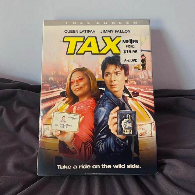 TAXI (DVD, FULL Screen, 2004) Queen Latifah - Jimmy Fallon, W/CASE $2. ...