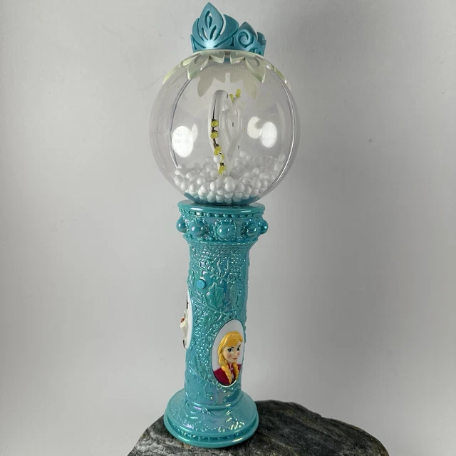 FROZEN ANNA ELSA Disney On Ice Magic Spin Light Up Globe Wand 11" $25. ...
