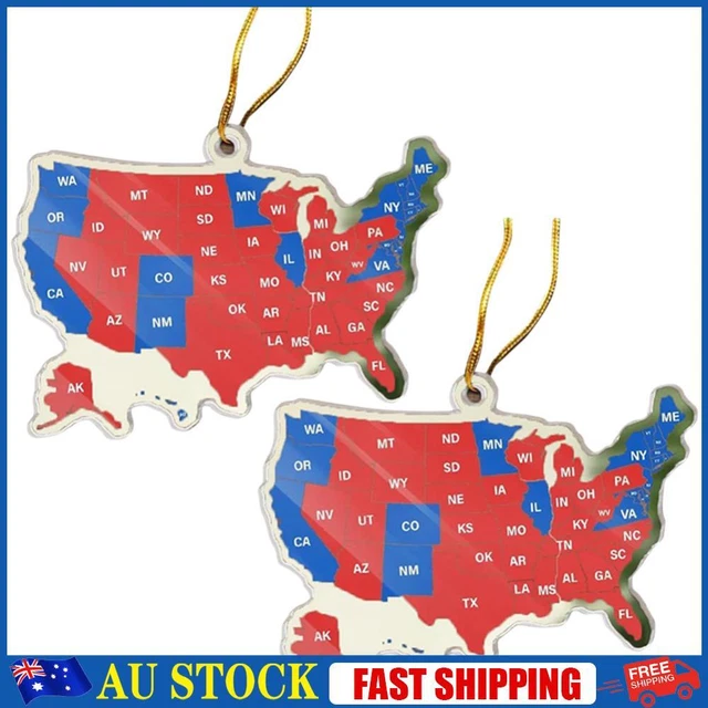 2024 ELECTION RESULTS Map Presidential Election Map Christmas Tree ...