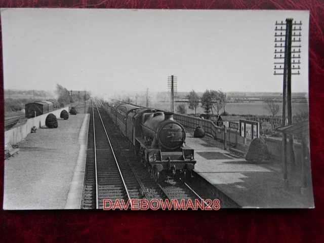 PHOTO LMS Loco No 5575 Passing Gretna Railway Station 14/5/36 £3.00 ...