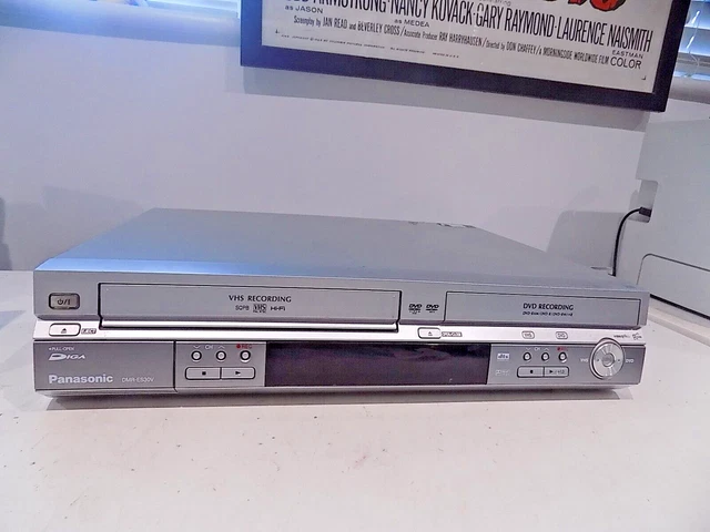 PANASONIC DMR-ES30V DVD Recorder VHS VCR Combo Silver FAULTY SPARES ...