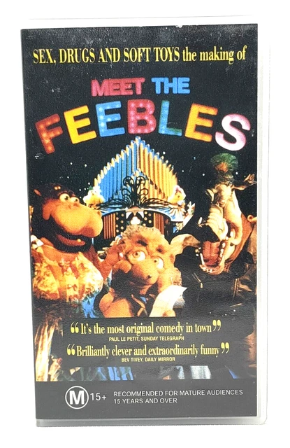 MEET THE FEEBLES VHS PAL Very Rare TESTED 1989 Star Video $20.00 ...