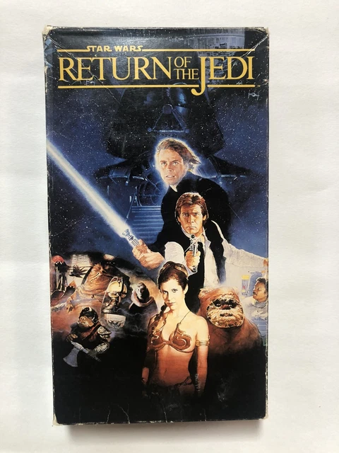 RETURN OF THE JEDI Star Wars ROTJ VHS Darth Vader Luke Skywalker ...