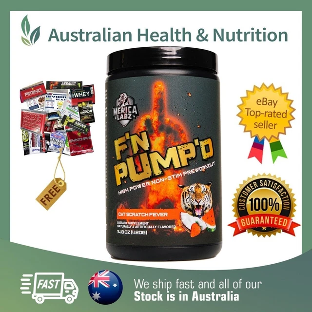 MERICA LABZ FN Pumpd Non-Stimulant Pre-Workout + Free Shipping ...