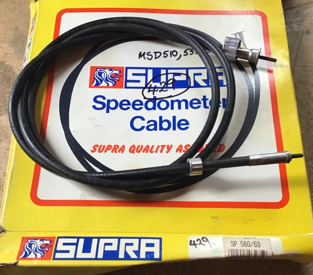 SUPRA SPEEDO CABLE 560/69 (MSD510) for A60 Cambridge, Midget, Oxford ...