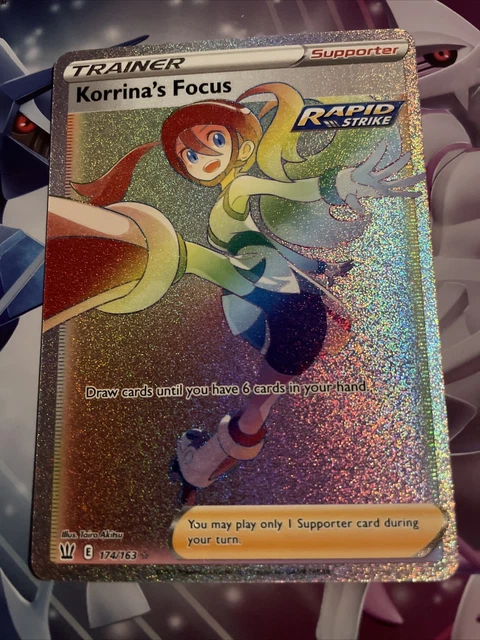 KORRINA'S FOCUS FULL Art 174/163 Regenbogen seltene Kampfstile Pokemon TCG NM EUR 8,69 - PicClick DE