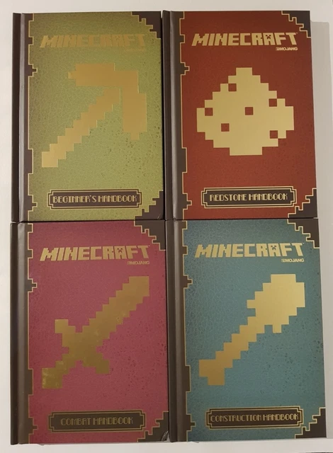 MINECRAFT OFFICIAL HANDBOOK Mojang - Lot de 4 - Anglais/English EUR 3 ...