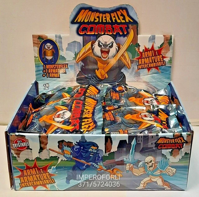 MONSTERFLEX COMBAT COLLEZIONE completa 16x -GLI ALLUNGAMOSTRI -MONSTER ...