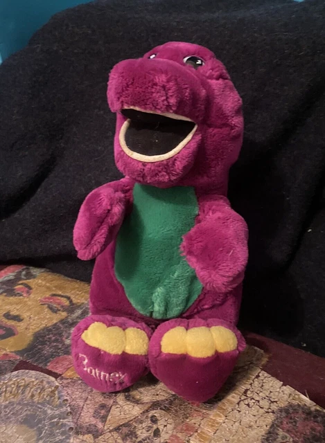 BARNEY & FRIENDS Barney the Dinosaur Vintage Soft Toy 13 inch Label ...
