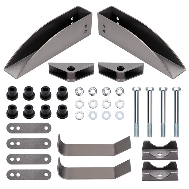 REAR LEAF SPRING Relocation Pocket Kit For Chevrolet Belair 150 210 ...