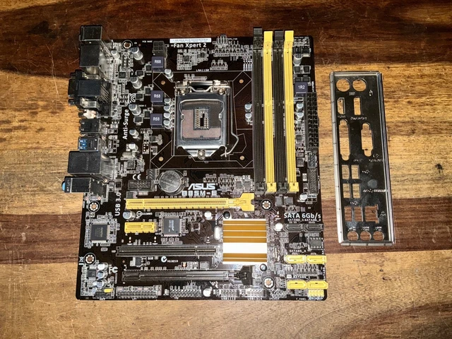 ASUS B85M-E MOTHERBOARD LGA 1150 Micro ATX for 4th Gen B85 Chipset USB ...