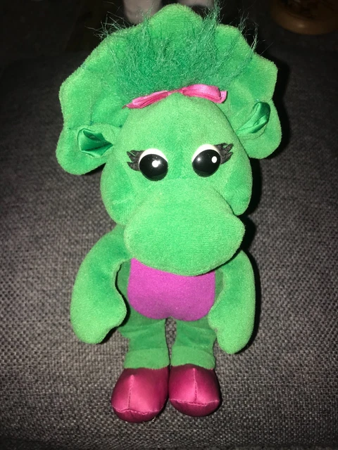 BARNEY THE DINOSAUR 8” Baby Bop Dinosaur Plush did sing but not working £9.99 - PicClick UK